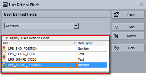 P6 Layouts and Spreadsheet Import