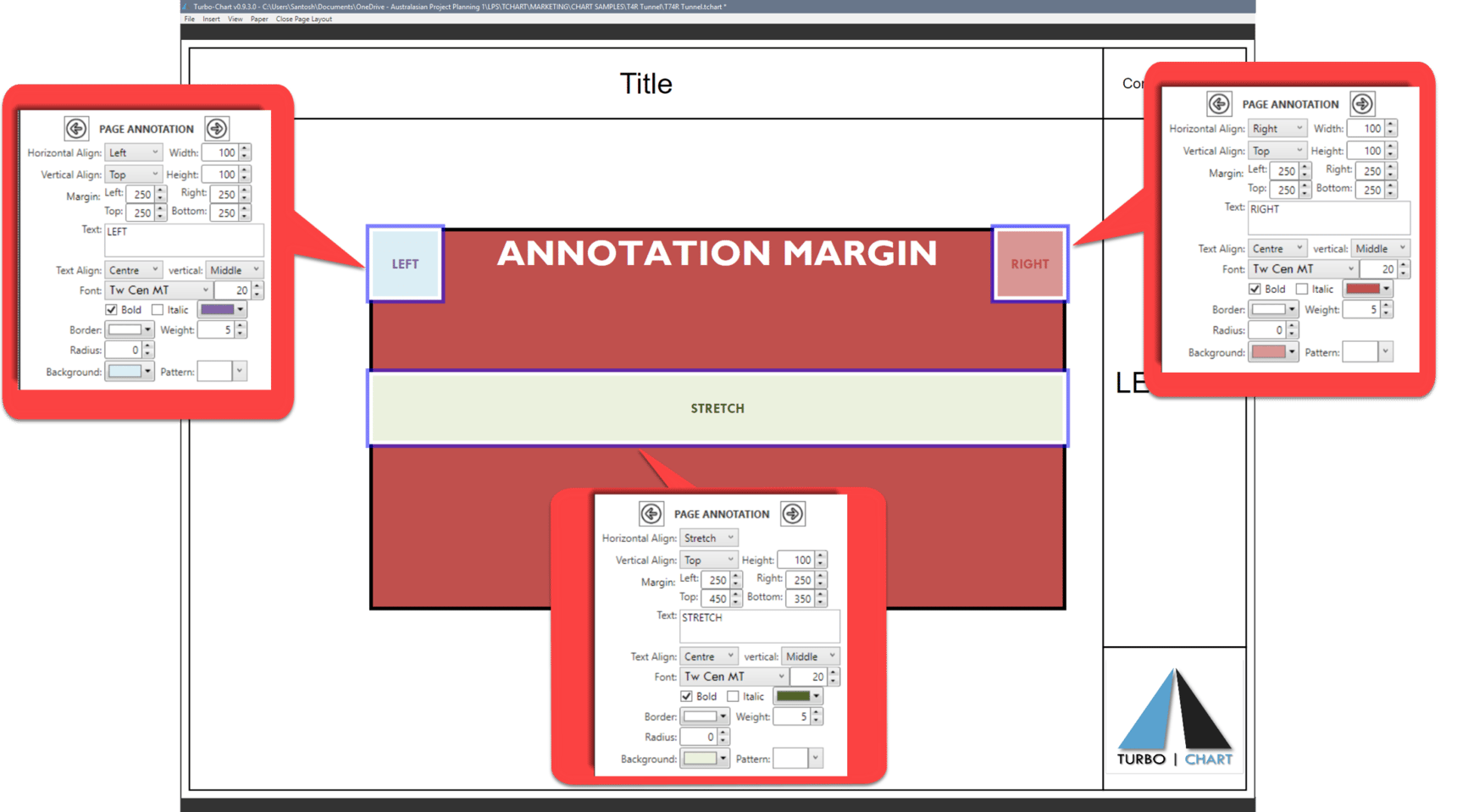 Turbo Chart print layouts